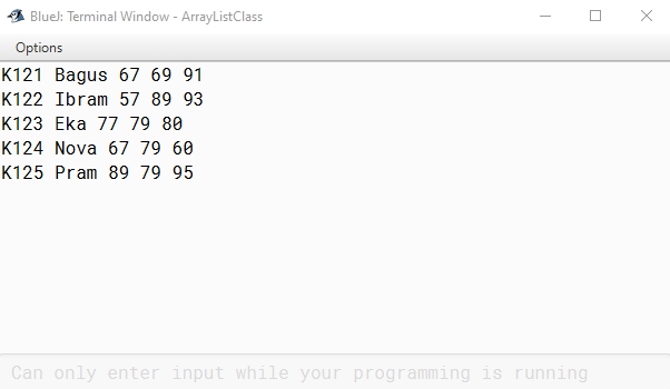 TUGAS PBO-C MINGGU KE-4 (Latihan Contoh Source Code Collection)