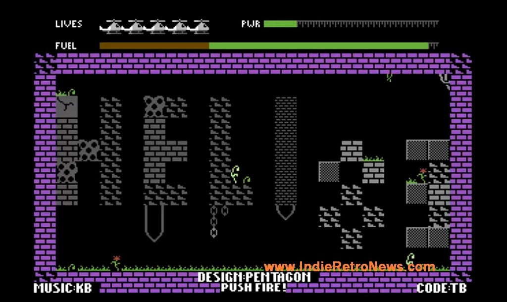 Indie Retro News: Heli - A challenging C64 game with a great soundtrack