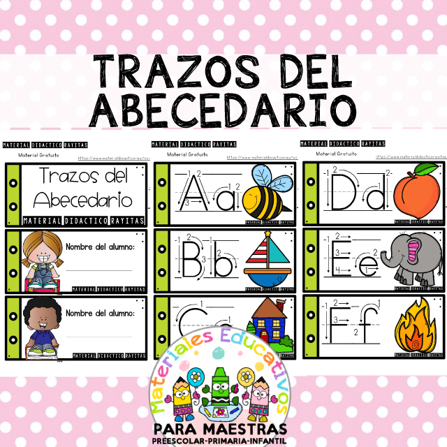 Trazos del Abecedario | Materiales Educativos para Maestras