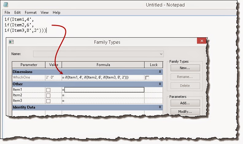 Revit OpEd: IF Formulas and Notepad - Revit Forum