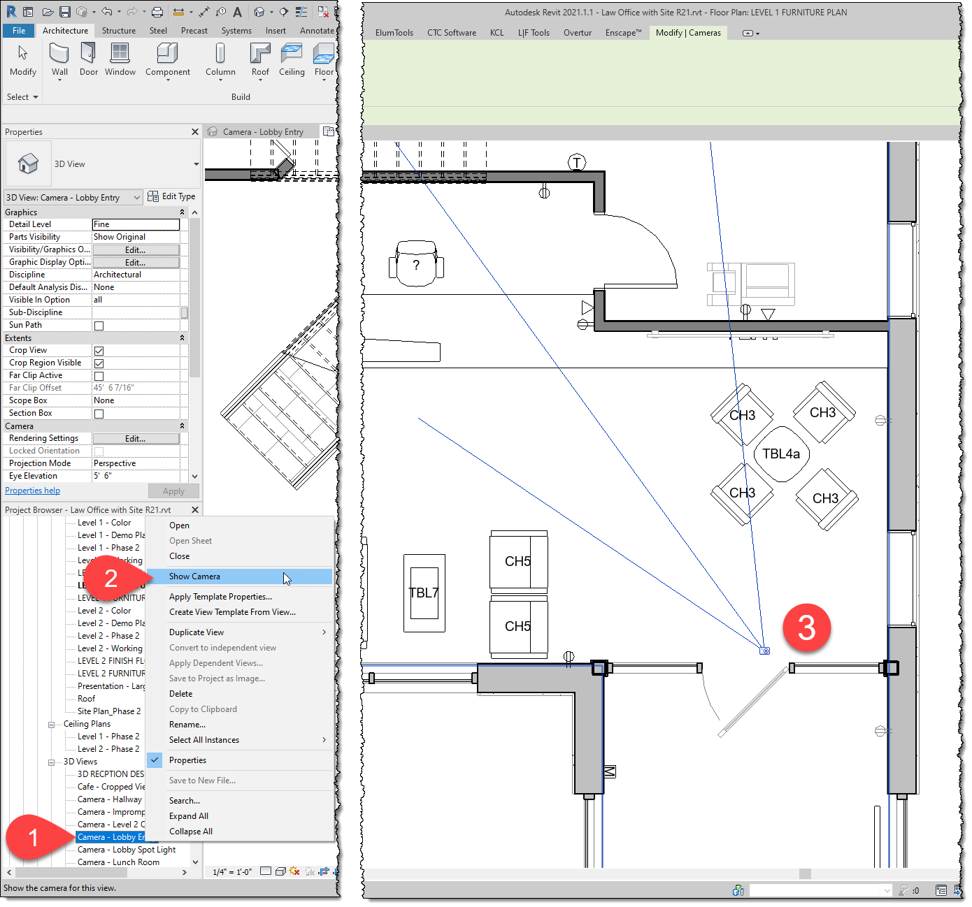 BIM Chapters: Revit's (Hidden-ish) Focal Length Tool for 3D Views