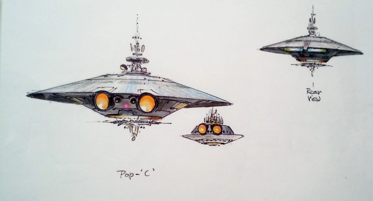 Talented BATTERIES NOT INCLUDED (1987) Concept Art by Ralph McQuarrie ...