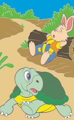 THE HARE AND THE TORTOISE ~ Moral Stories for Kids