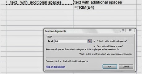 Excel How to Do: TRIM Function