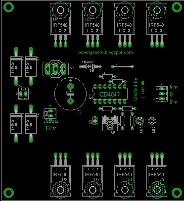 ::Berbagi ilmu::: Rangkaian Inverter 12V DC to 220V AC 100 Watt