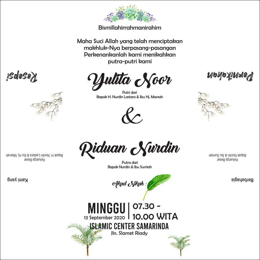 Desain Undangan Pernikahan Endless dengan CorelDraw (Free CDR ...