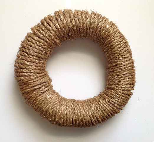 504 Main by Holly Lefevre: Rope and Yarn Wreath for Fall