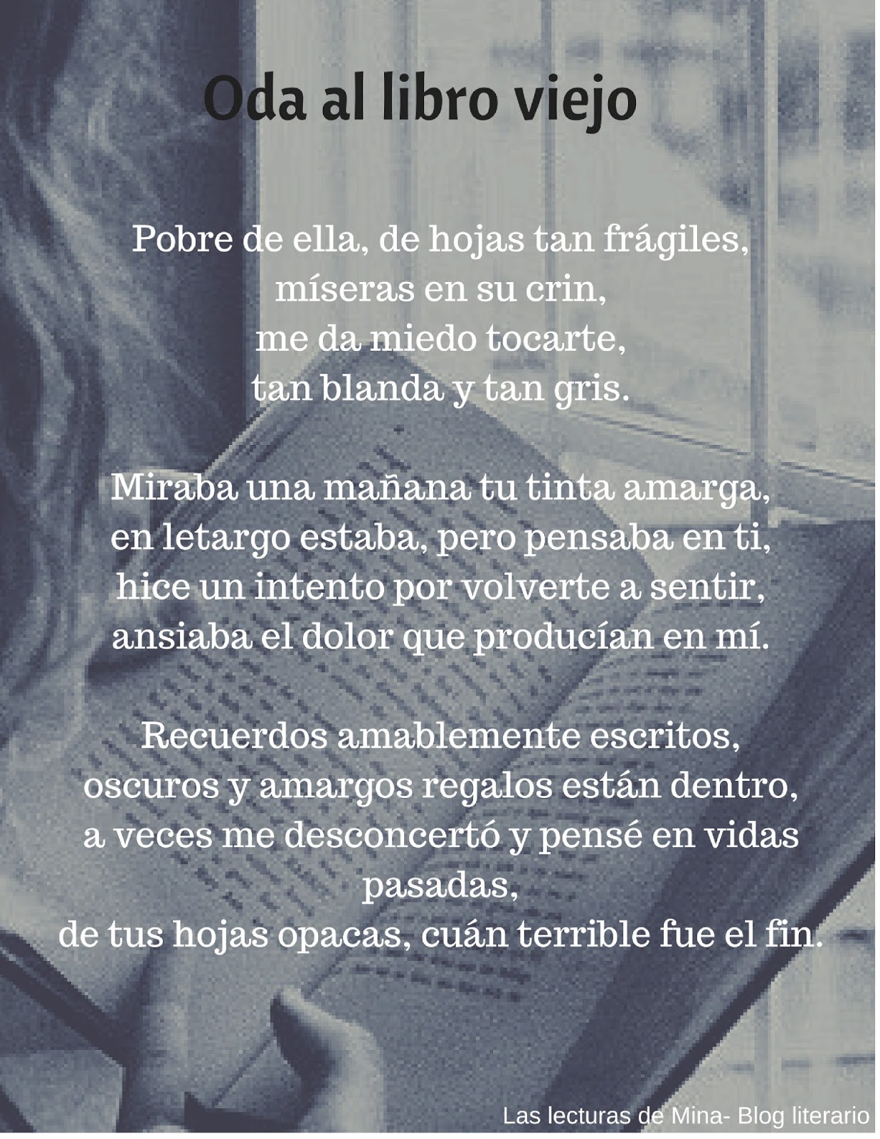 Oda al libro viejo - Las lecturas de Mina