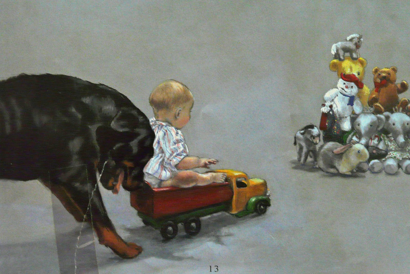 A Tulip Garden: Carl, The Rottweiler