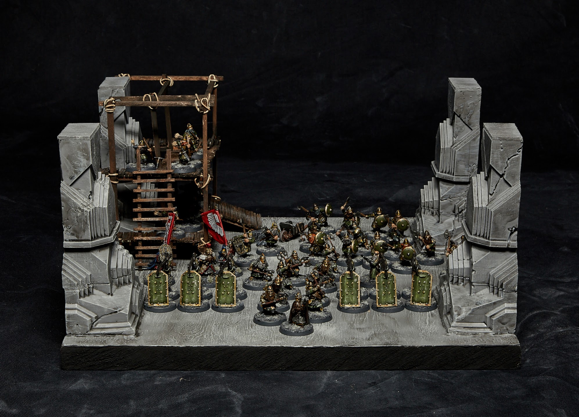 Drawn Combat: The Making of: Dwarrowdelf, a Khazâd-Dum Display Board