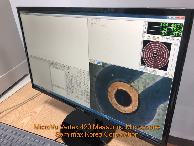 Semiconductor Equipment: Micro-VU Vertex 420 Measuring Microscope for sales