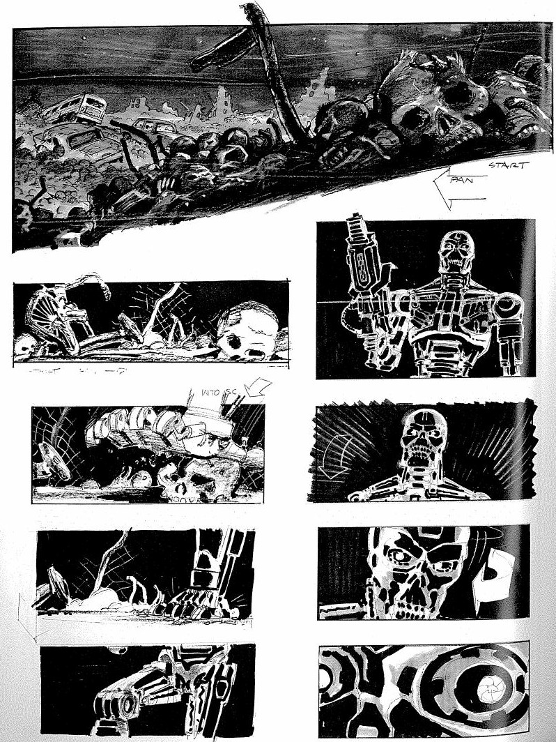 'Terminator 2: Judgement Day' Storyboards by Philip Norwood, Steve Berg ...