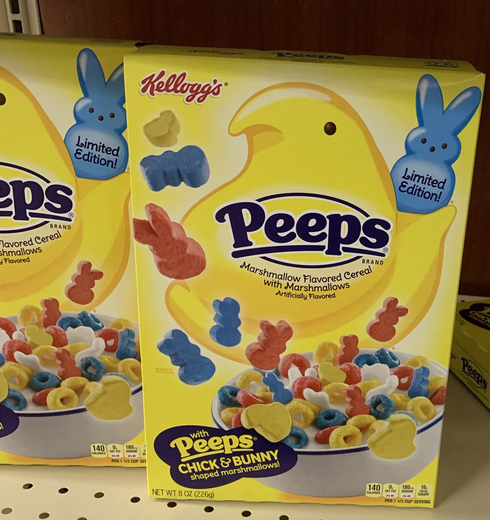 Little Fredericksburg Virginia: Kellogg's Peeps Marshmallow Flavored Cereal