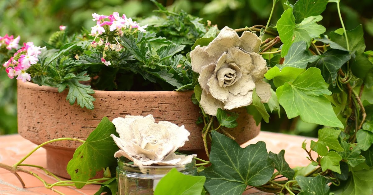 DIY Papierblumen und Deko Idee | DIY Flori de hartie si idee de decorat ...