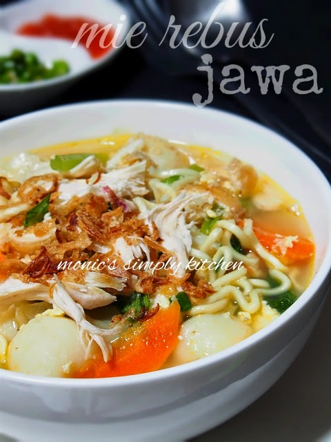 Mie Rebus Jawa - Monic's Simply Kitchen