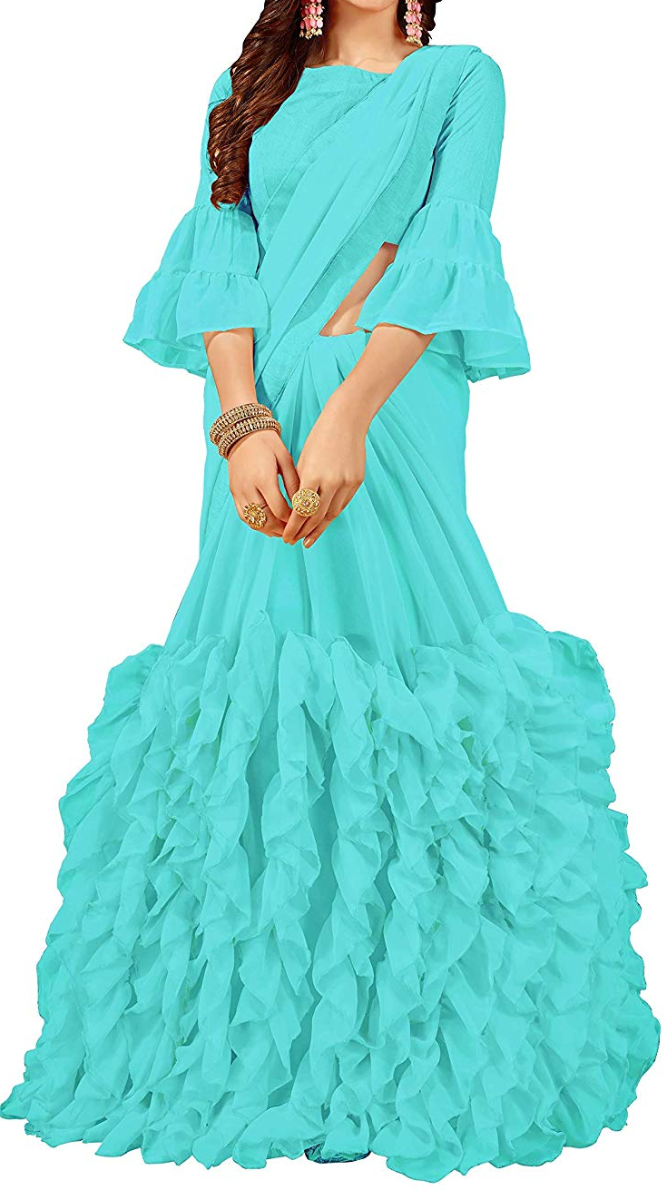 Ruffle Saree Online In India | Ruffle Saree On Amazon | how to FASHION
