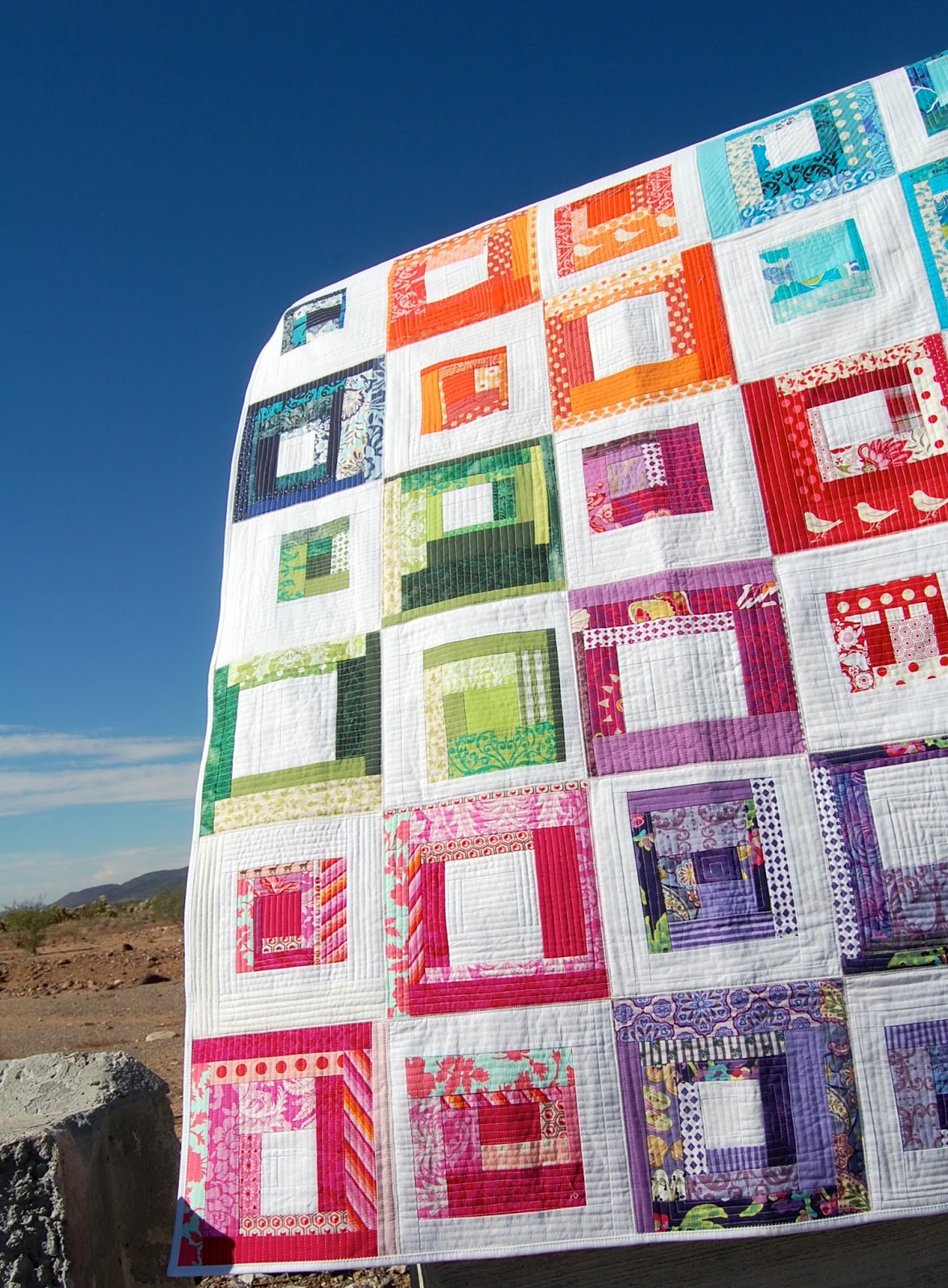 Melissa Loves Color: Scrappy Stash QAL [Quilt Along] - Finished!