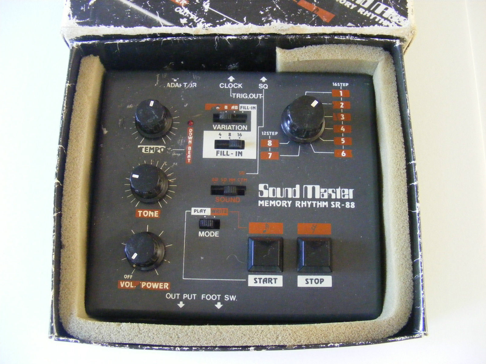 MATRIXSYNTH: RARE VINTAGE SOUND MASTER SR-88 MEMORY RHYTHM SYNTH DRUM ...