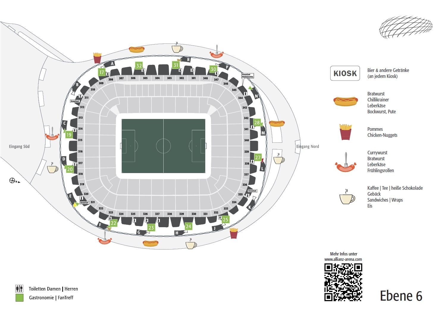 Elegant Allianz arena Sitzplan Block Reihe - Die sitzplan