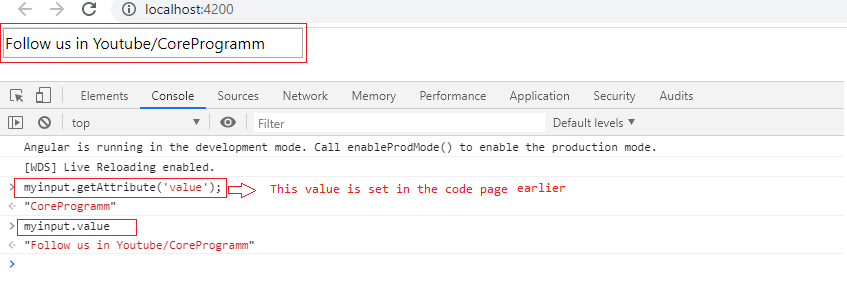 HTML Attribute VS DOM Property - CoreProgram