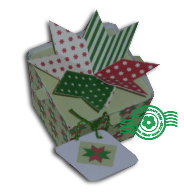 The Papercraft Post: Patchwork Star Gift Box