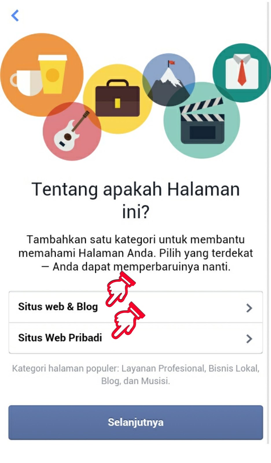 Cara Terbaru Membuat Halaman atau Fanspage di Facebook - INVHO.com