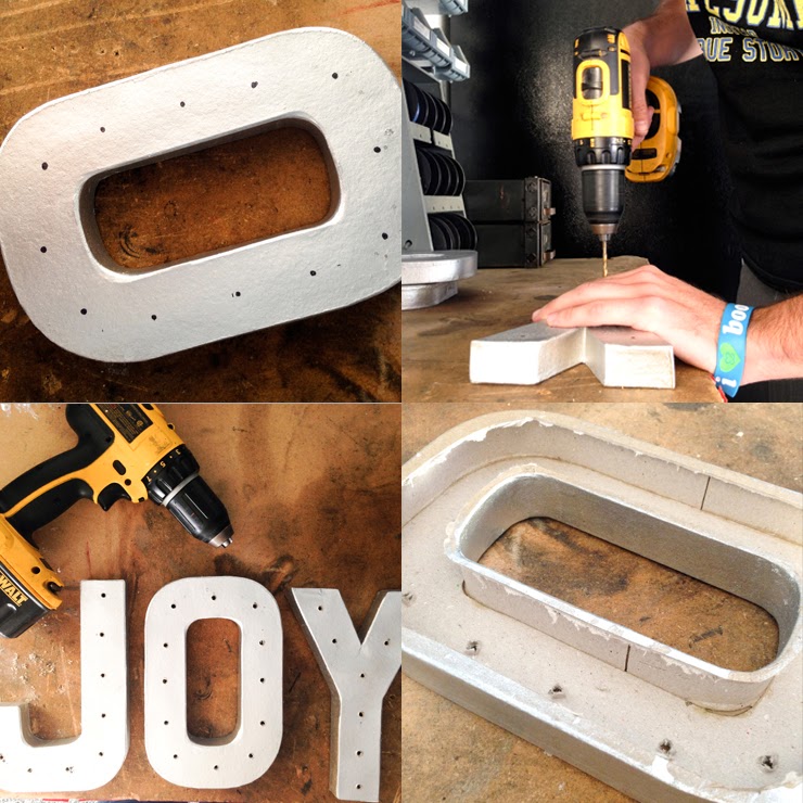 Elise Lindsey: DIY Lighted Letters