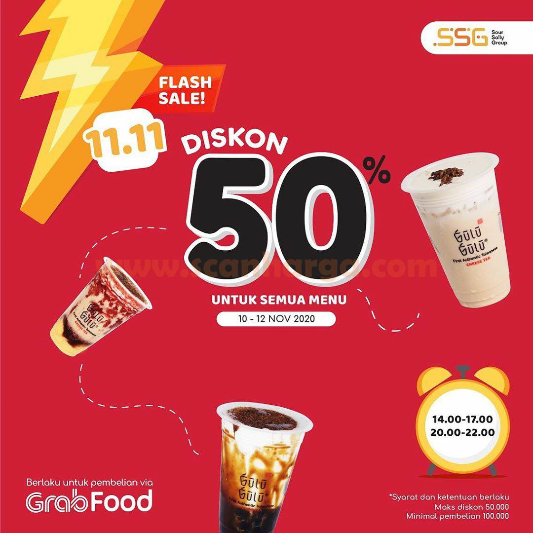 Gulu Gulu Promo 11.11: Flash Sale! Diskon 50% | scanharga