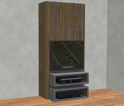 TheNinthWaveSims: The Sims 2 - TS3 HELS Floor TV For The Sims 2