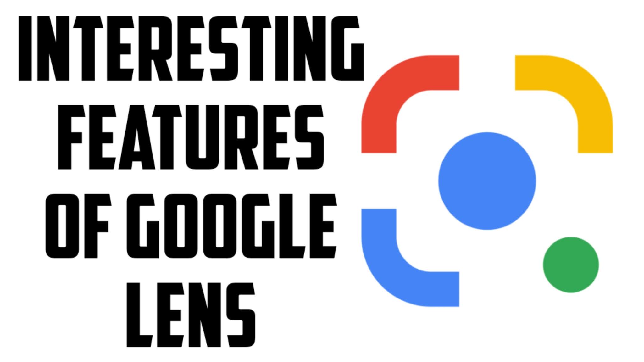 Google lens | the most interesting feature by Google