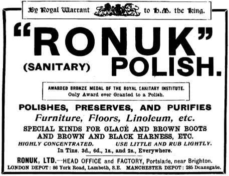 Portslade in the Past: Ronuk of Portslade