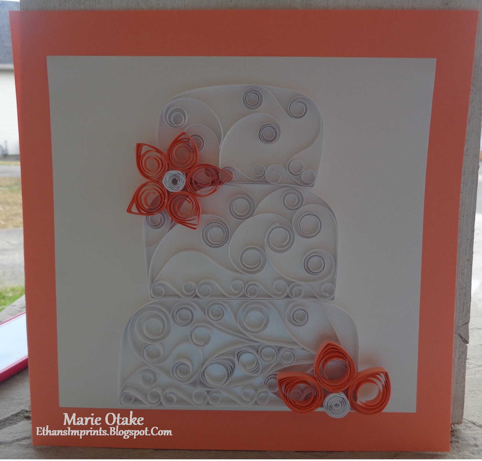 Ethan's Imprints: Cake Quilling
