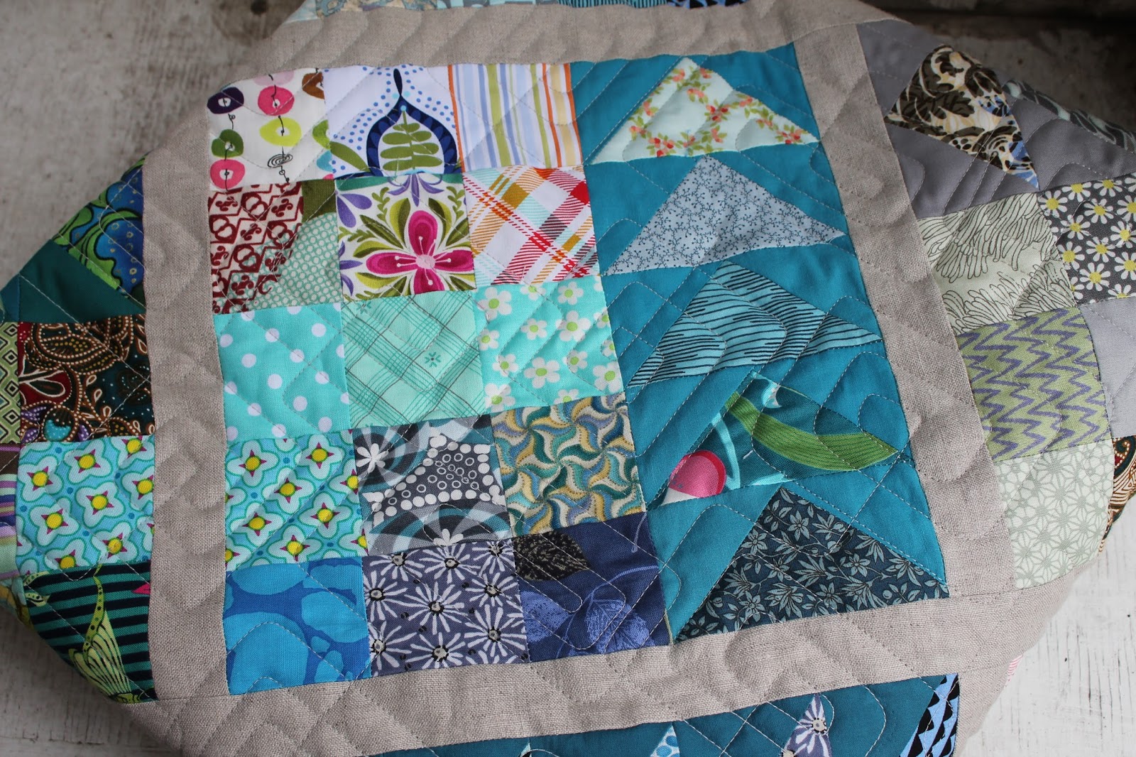 Quilting is more fun than Housework...: Oh Scrap! : Geese Migration