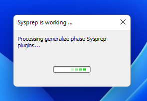 Sysprep was not able to validate your Windows installation - Windows 11
