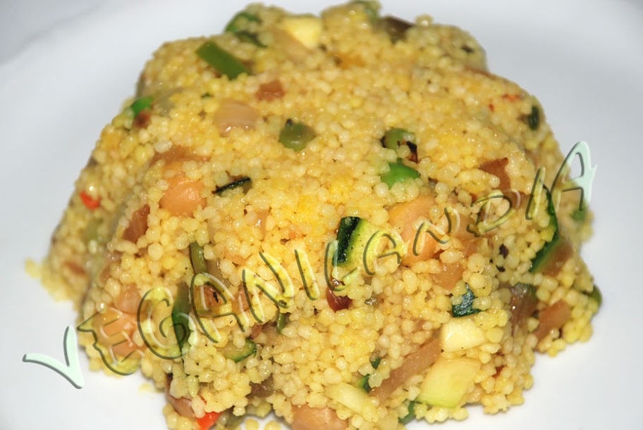Veganilandia: Cuscús con verduras (opcionalmente con garbanzos)