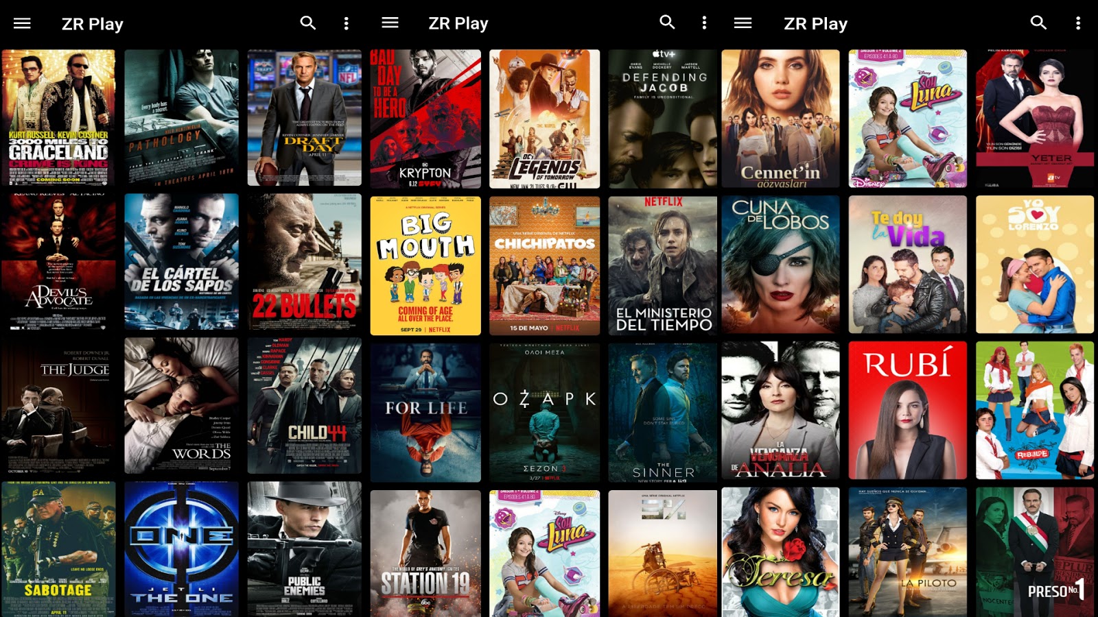 ZR PLAY Nueva App de Cine Para Android