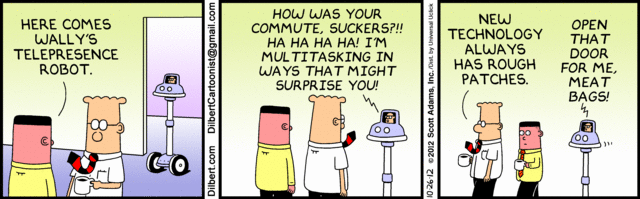 Telecommuting and Telework, with input from Dilbert: 2015