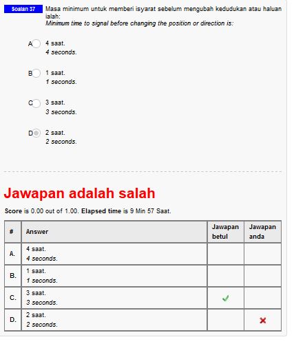 Ujian JPJ KPP01 Online Theory Test (Tips Lulus Ujian Lesen KPP01)