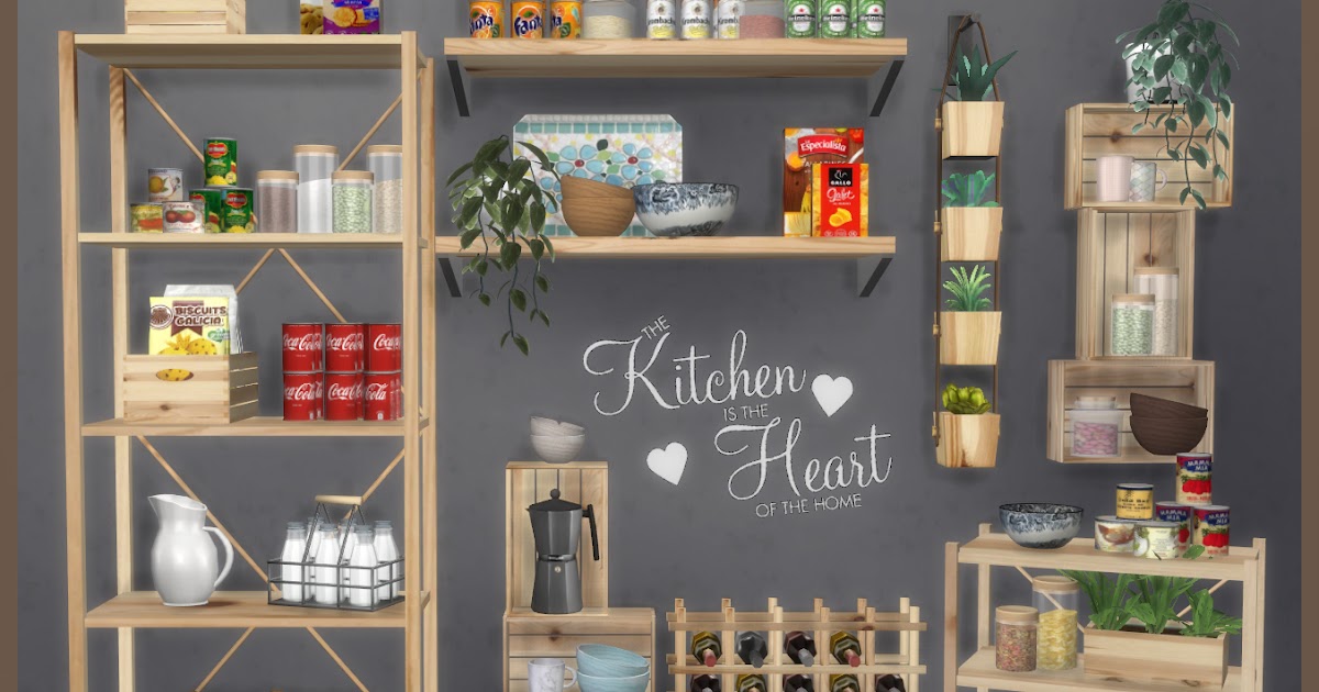 Mares Pantry. The Sims 4 Custom Content.