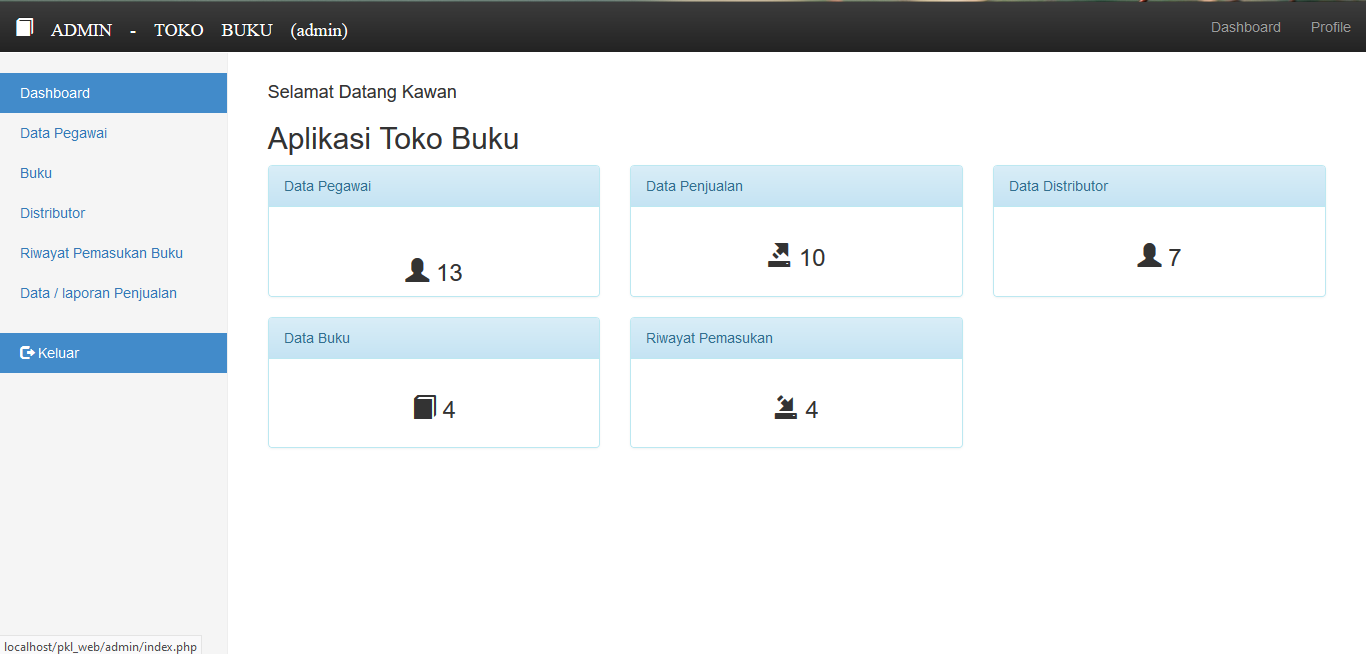 source code Aplikasi Toko Buku berbasis Web php bootstrap dan Database ...