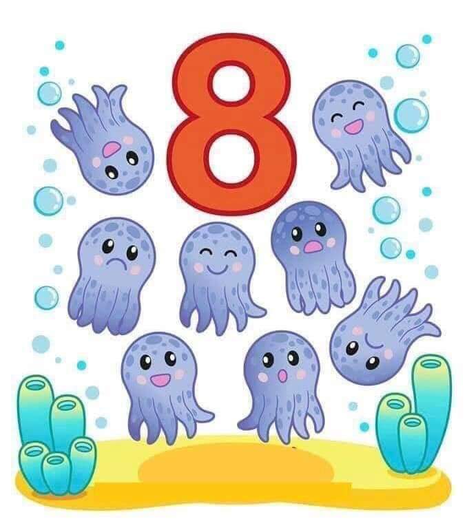 Números Cards coloridos e ilustrados dos números... - ATIVIDADES ANOS ...