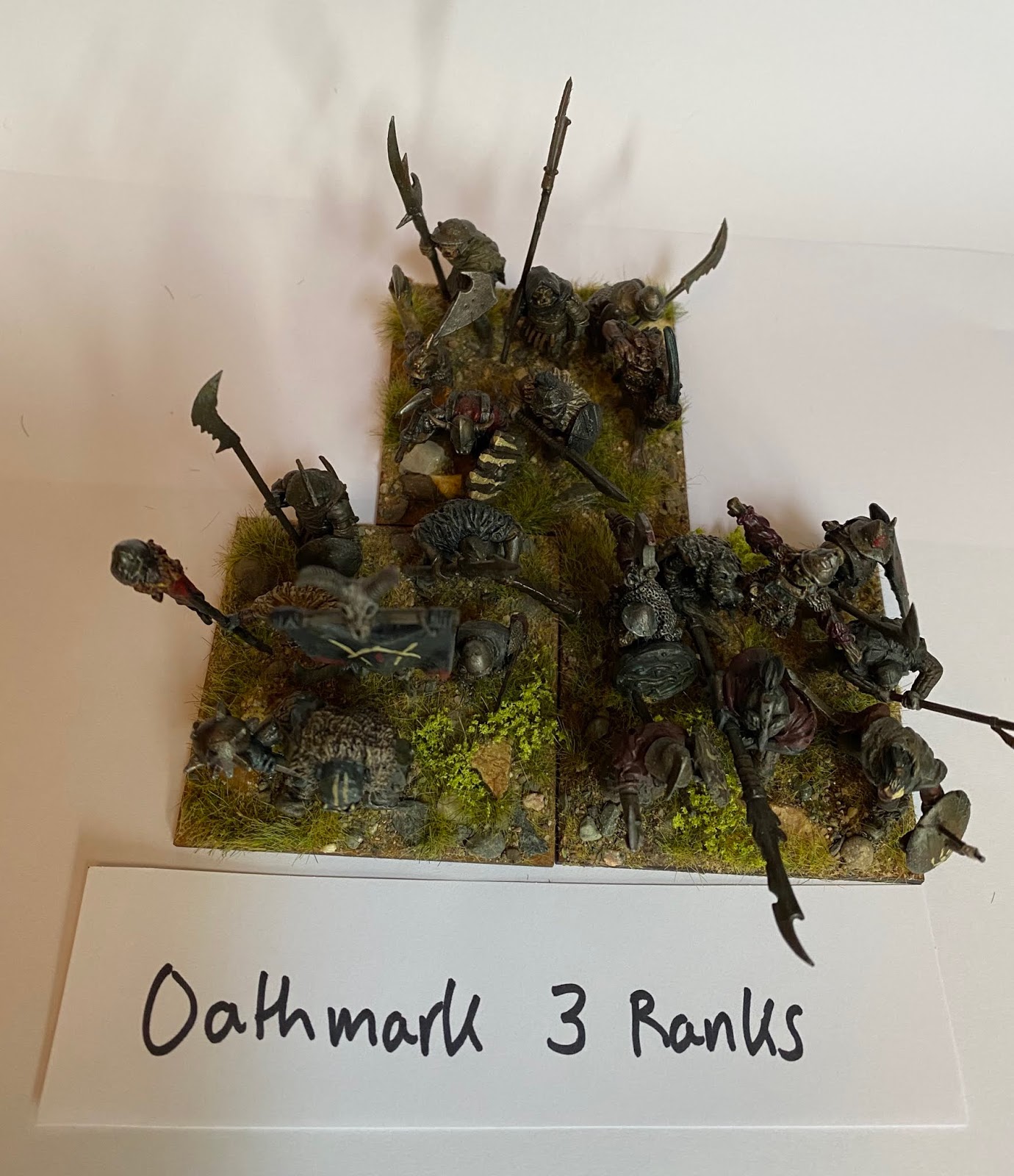 iron mitten: Oathmark ideas for multi basing.