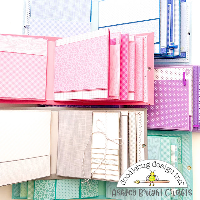 Doodlebug Design Inc Blog: PETITE PRINTS MONOCHROMATIC MINI ALBUMS ...