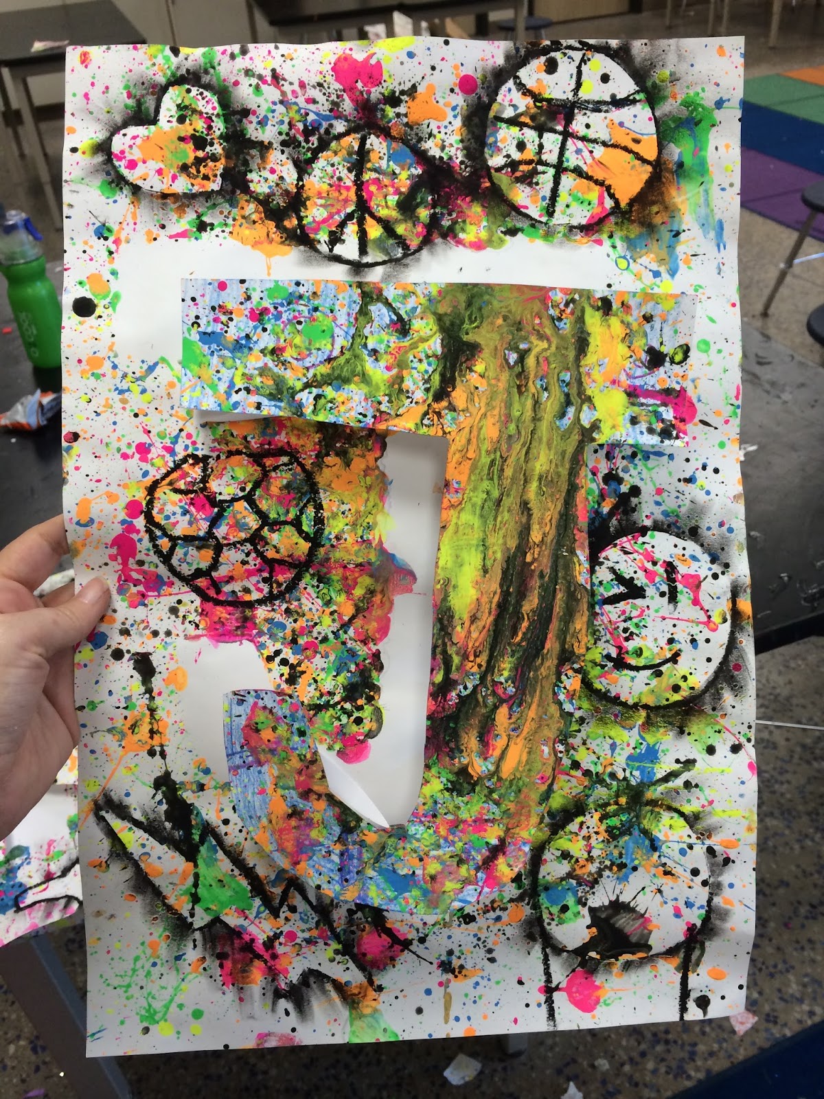 smART Class: Splatter Paint Innitials