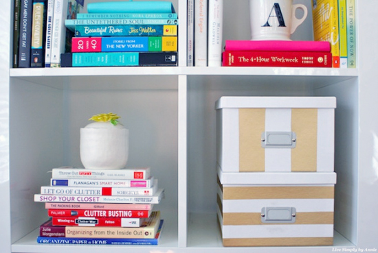 IHeart Organizing: DIY Decorative Storage Box Ideas