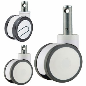 caster with central lock