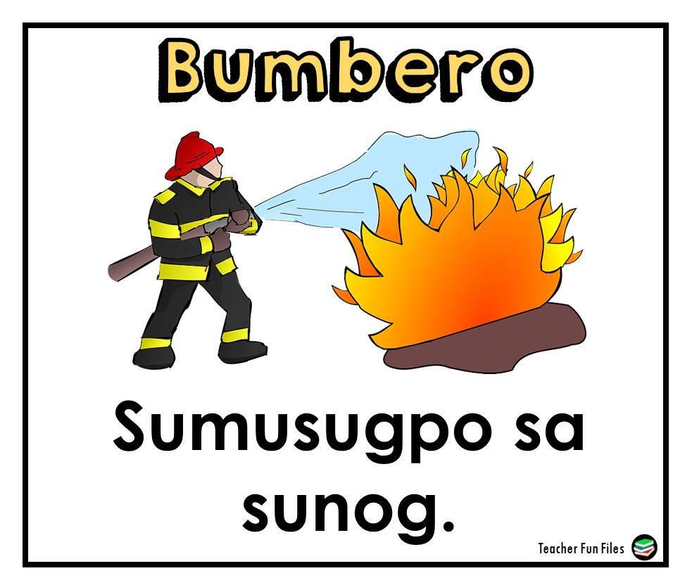 Teacher Fun Files: Iba't-ibang Hanapbuhay sa Komunidad Flashcards