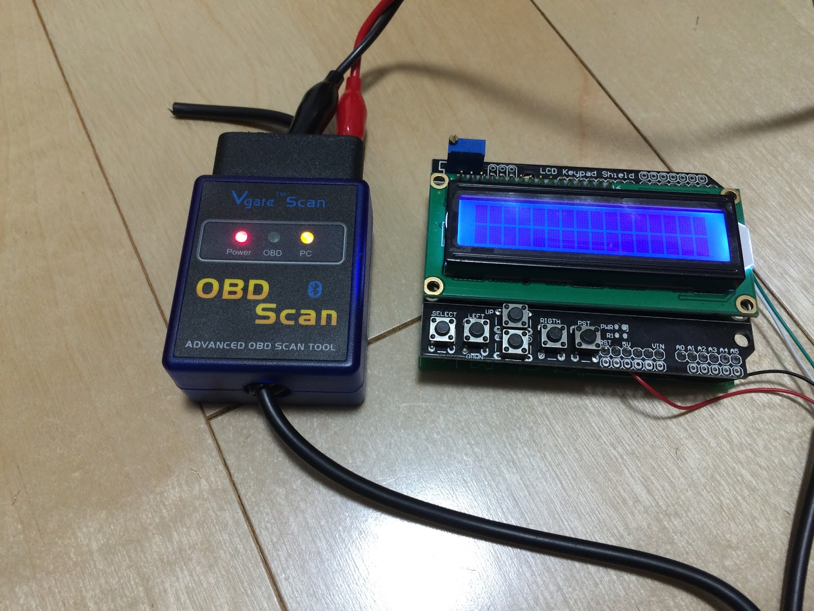 ELM327を使ってArduinoをOBD2に繋いでみた。 - nWorld