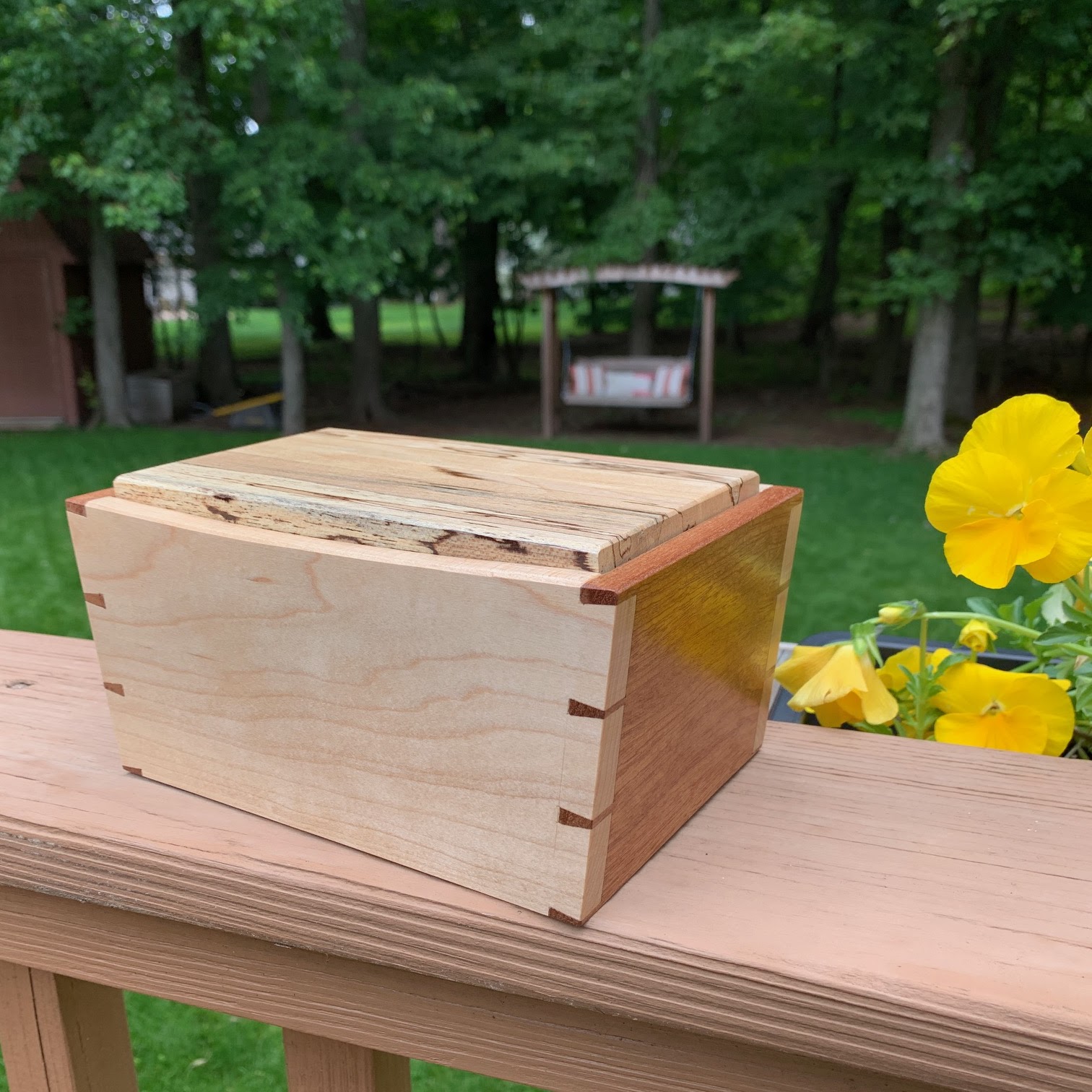 David Barron Furniture: Angled Dovetail Box
