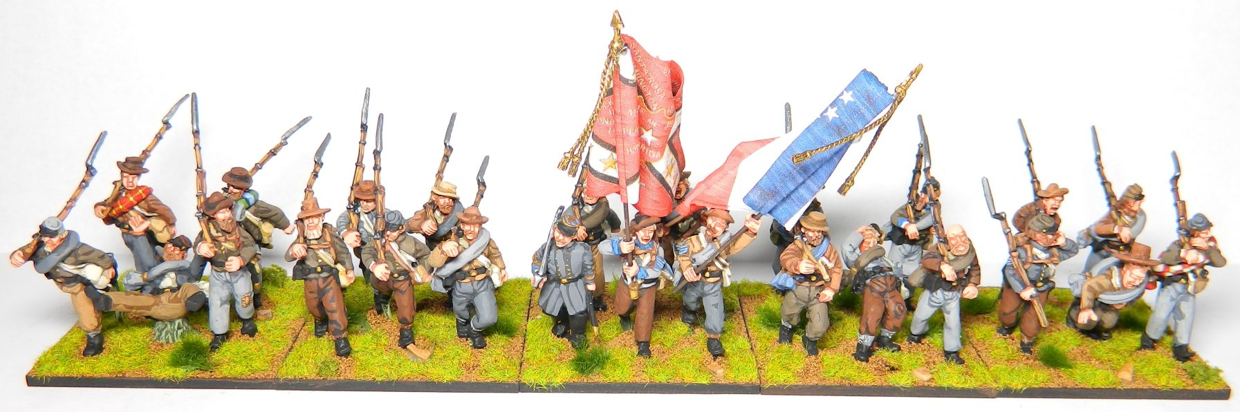 MacPhee's Miniature Men: More 40mm ACW Rebel Infantry